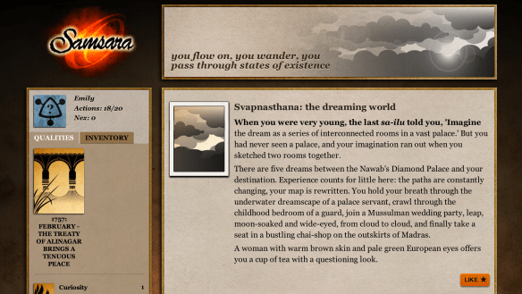 Samsara (Meg Jayanth) – Emily Short's Interactive Storytelling