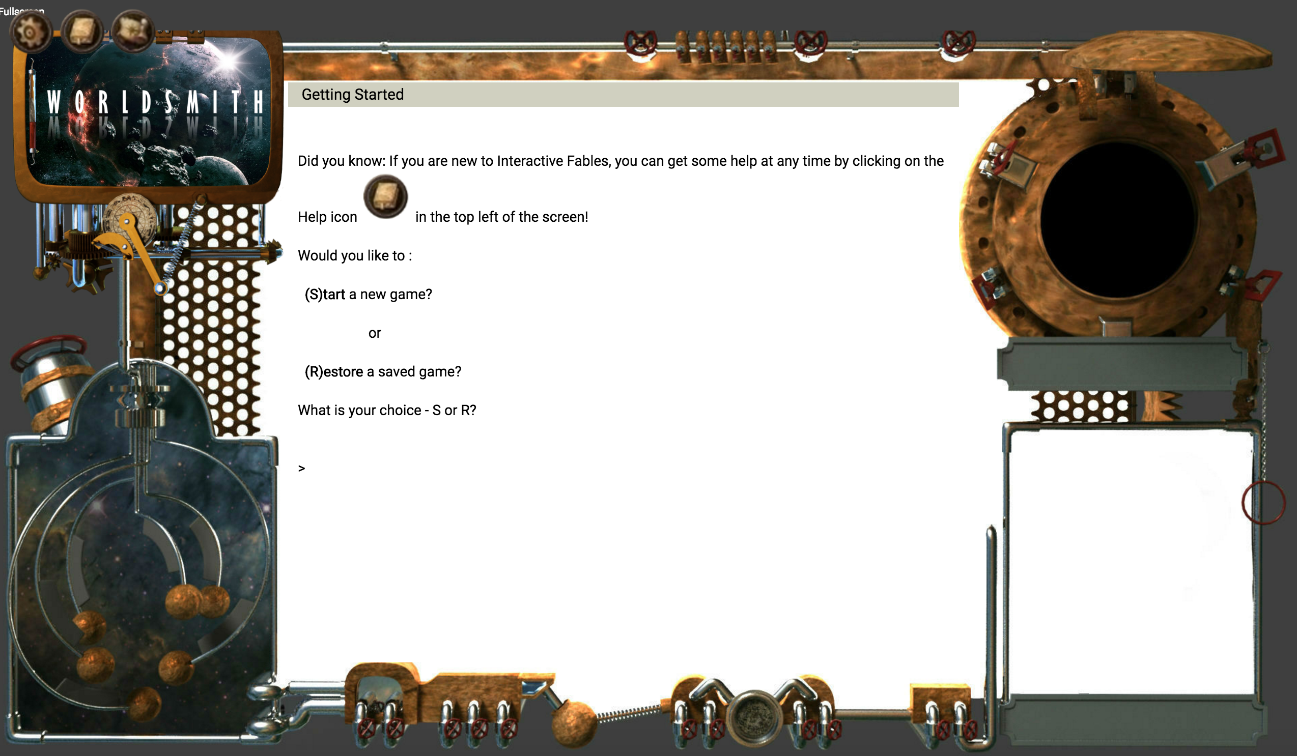 Worldsmith (Ade McT/interactive fables) – Emily Short's Interactive ...